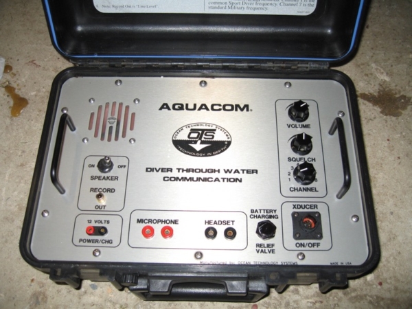 Through water comms - Marine Film Services